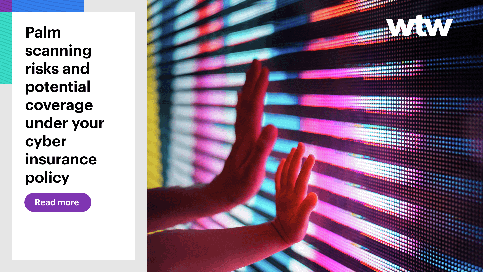 Palm scanning risks and coverage under your cyber insurance policy - WTW