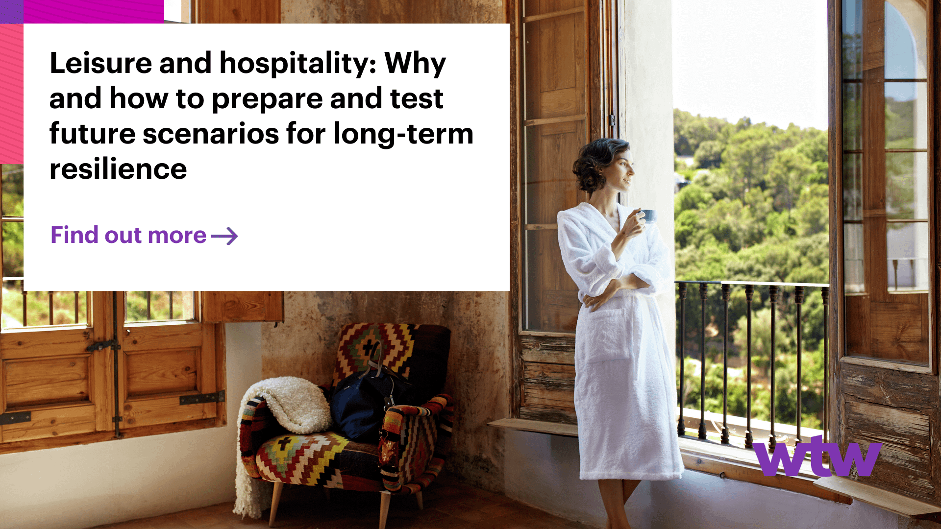 Leisure and hospitality: Why and how to prepare for long-term resilience - WTW