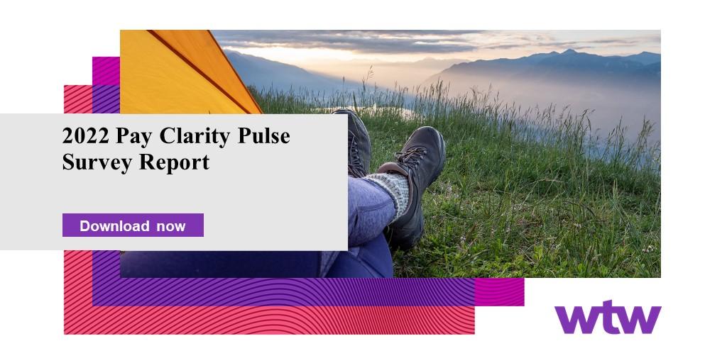 2022 Pay Clarity Pulse Survey Report - WTW