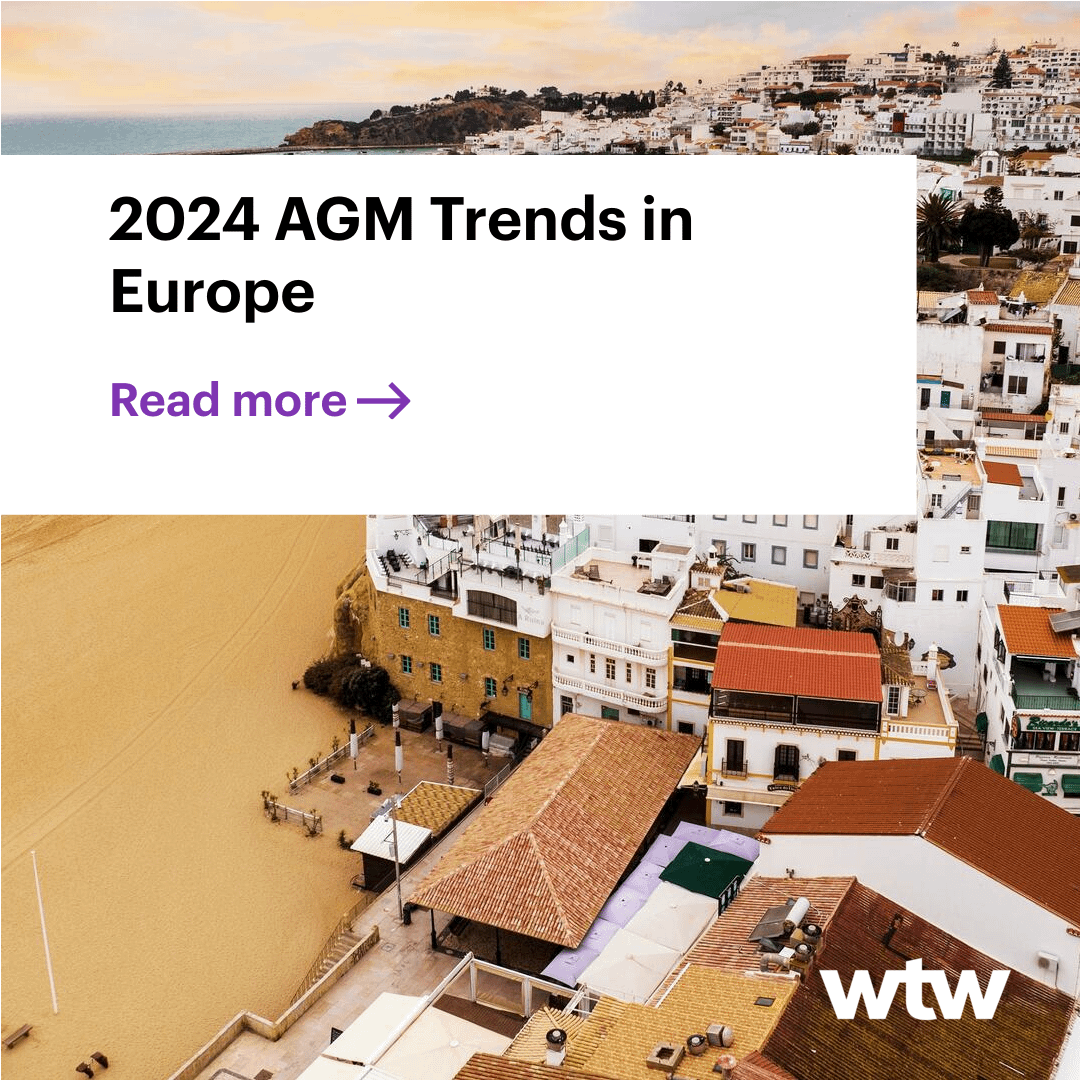 2024 AGM trends in Europe - WTW