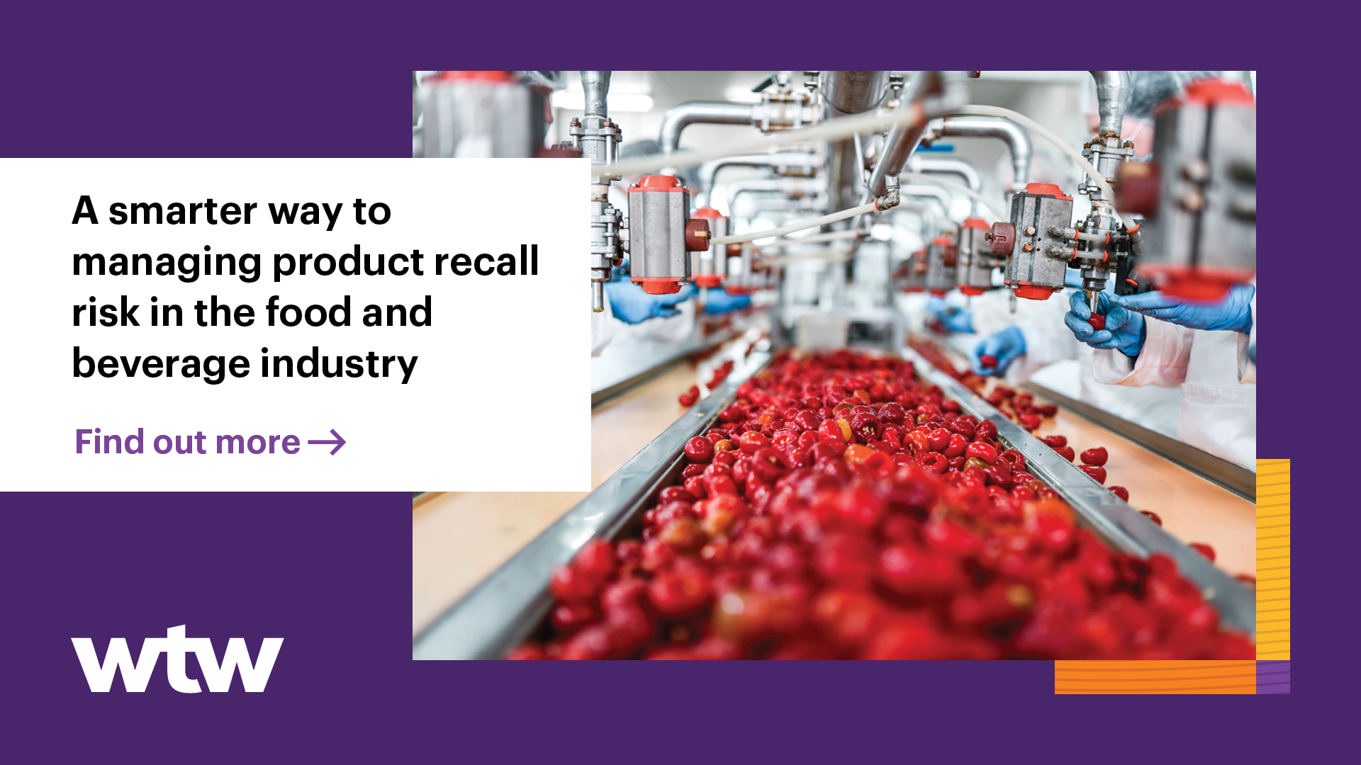 Contaminated products insurance for food and beverage companies - WTW