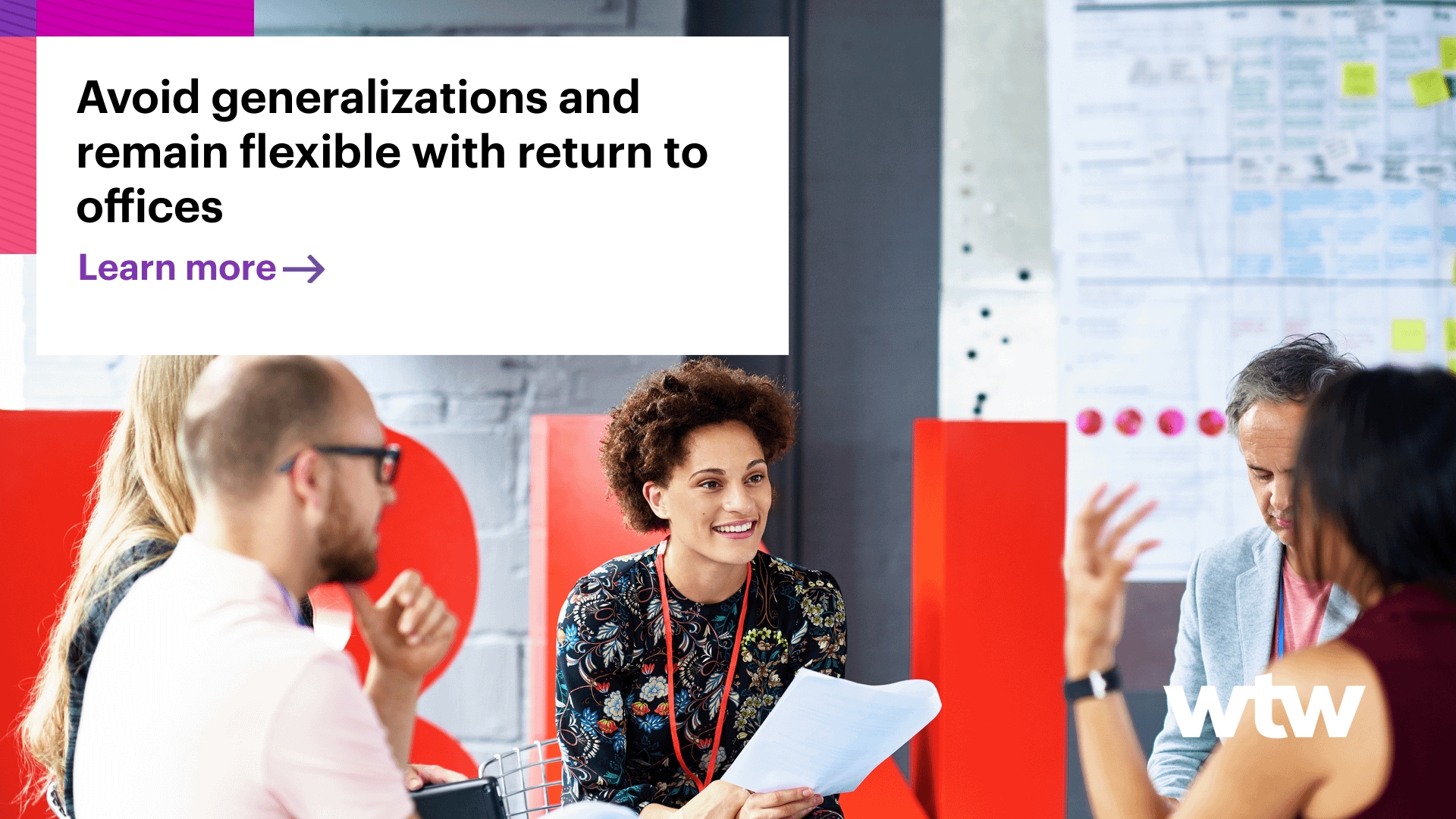 Avoid generalizations and remain flexible with return to offices - WTW