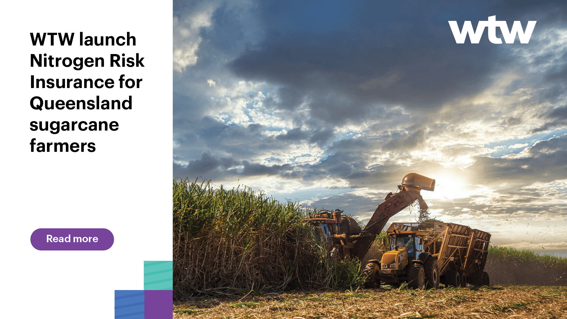 WTW insurance solution safeguards profitability for farmers - WTW