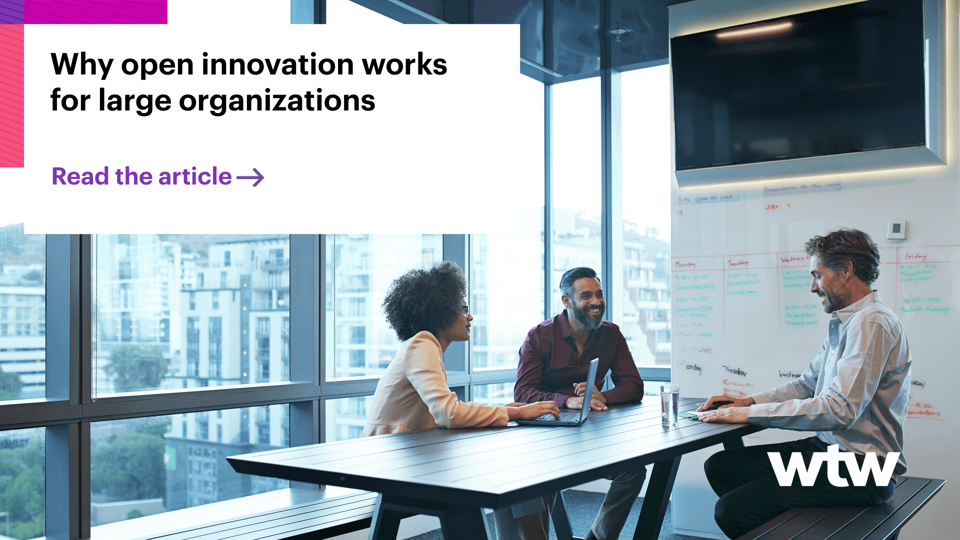 Why ‘open innovation’ works for large organizations - WTW