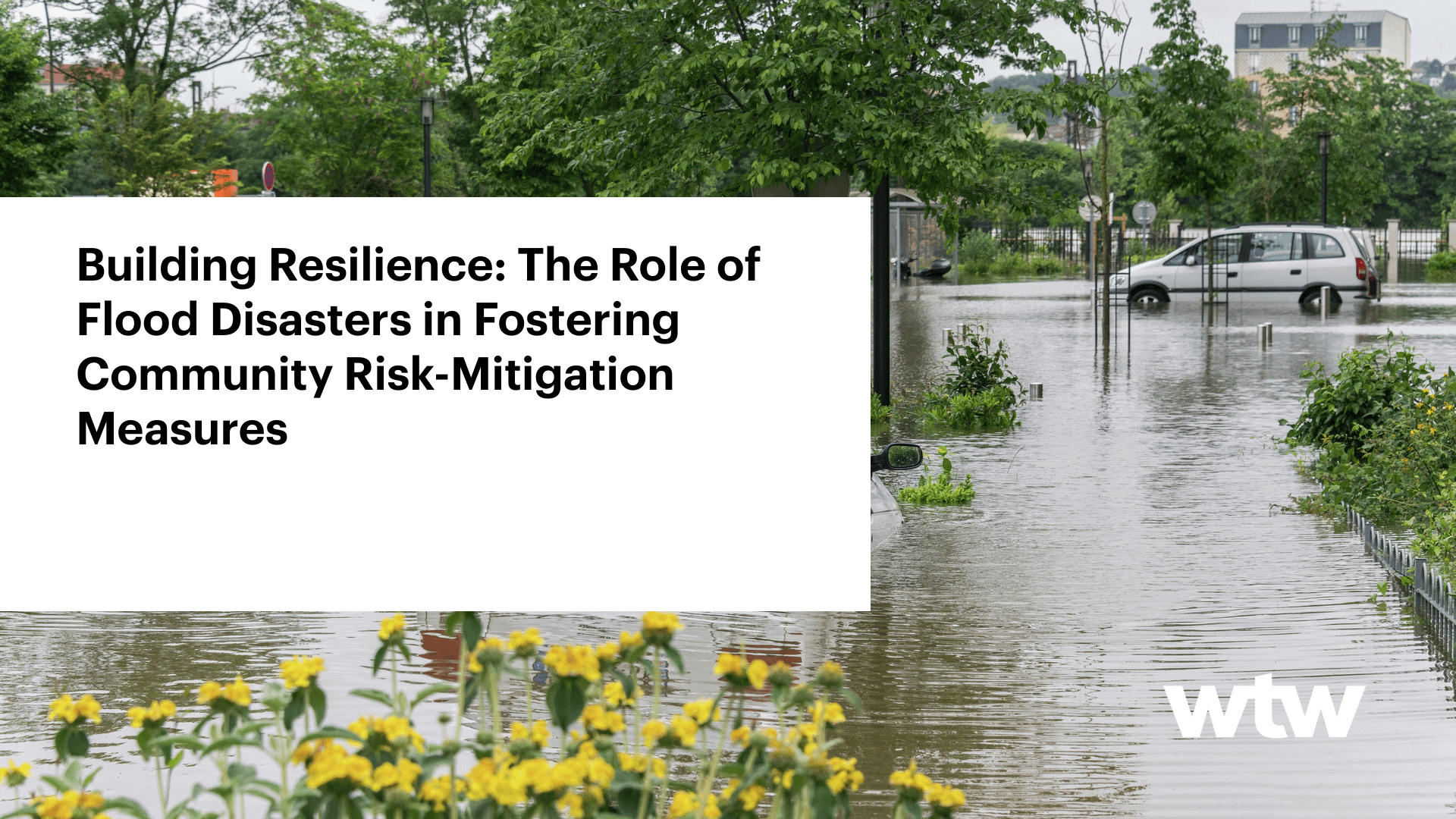 Role of Floods in Building Community Resilience - WTW