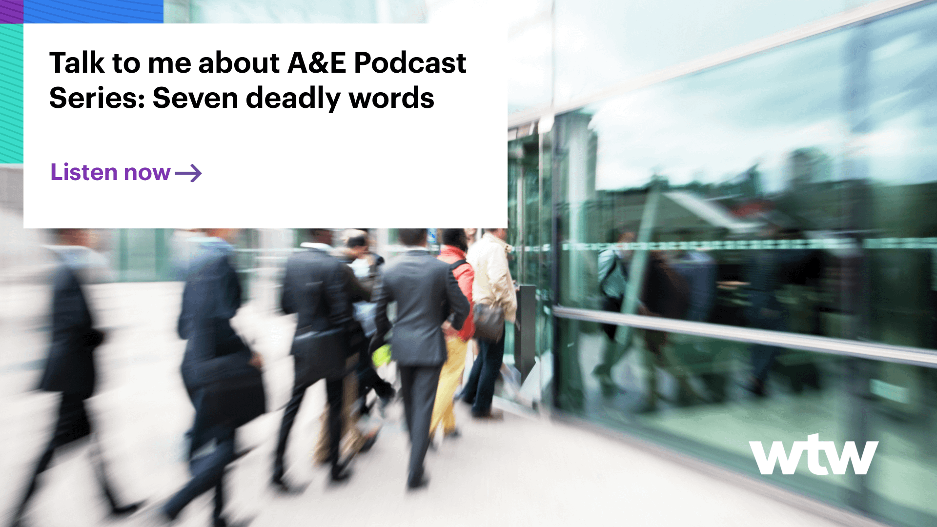 Seven deadly words - WTW