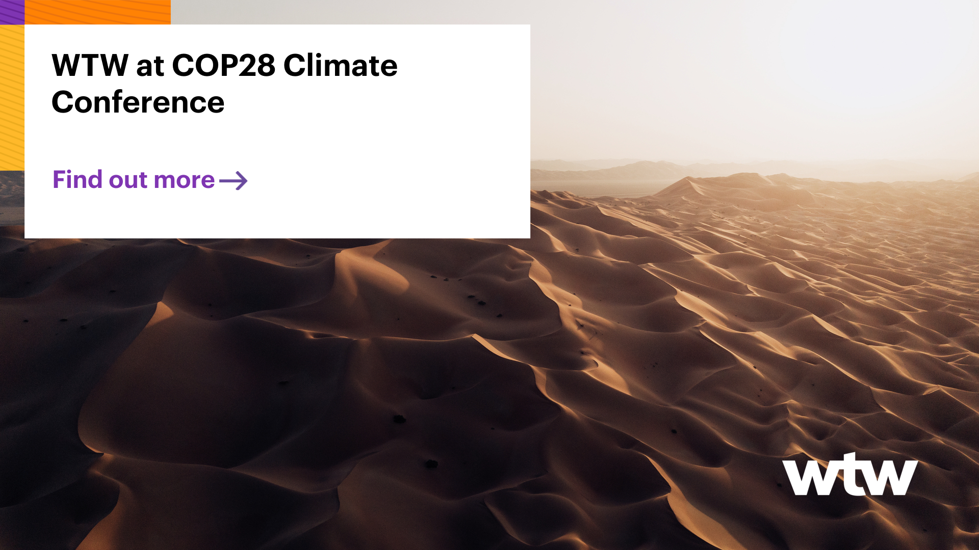 WTW at COP28 Climate Conference - WTW