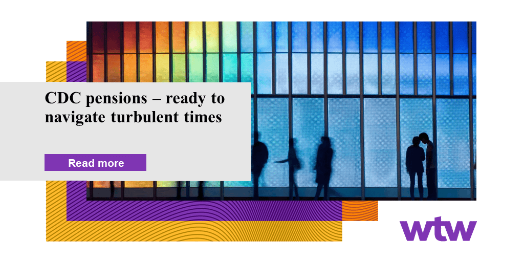 CDC pensions – ready to navigate turbulent times - WTW