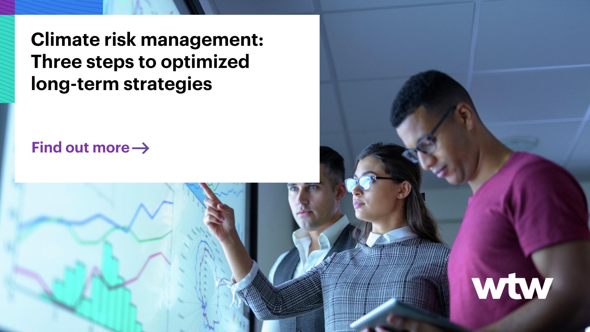 Climate risk management: Three steps to optimized long-term strategies ...