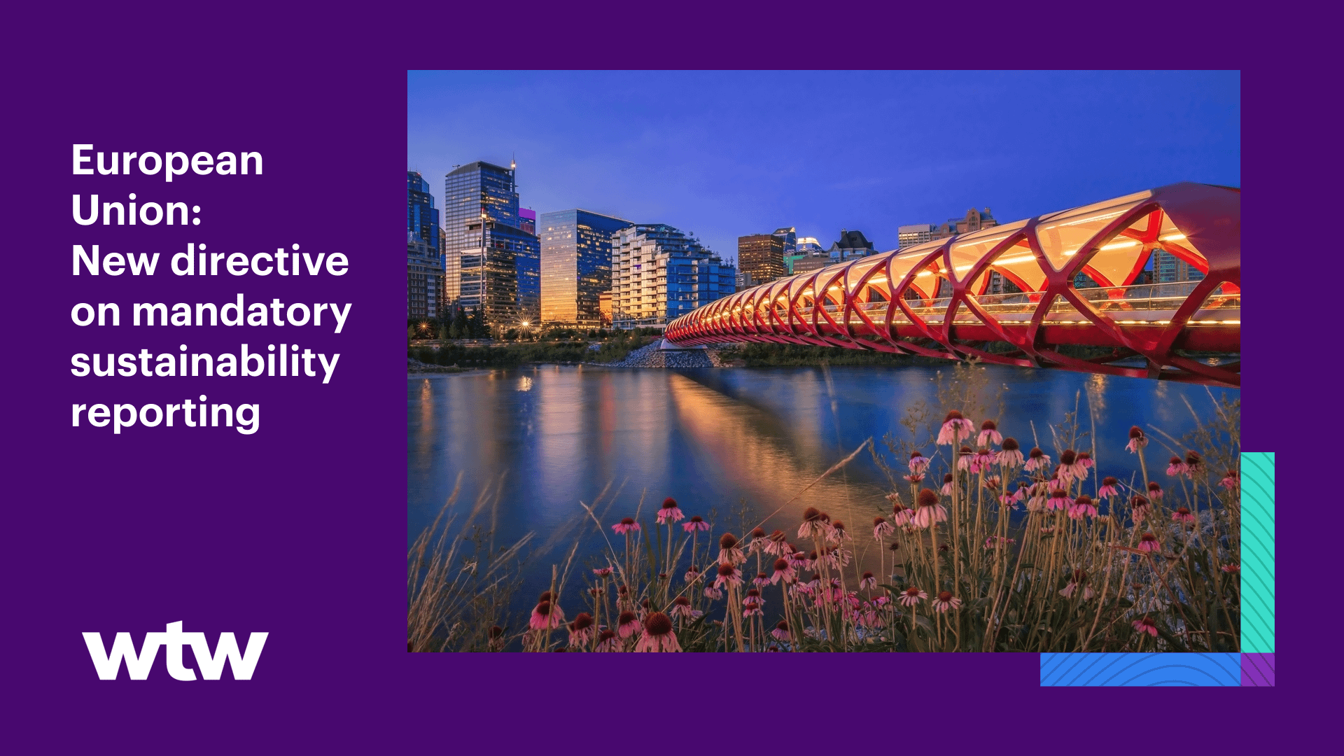 European Union: New Directive on mandatory sustainability reporting - WTW