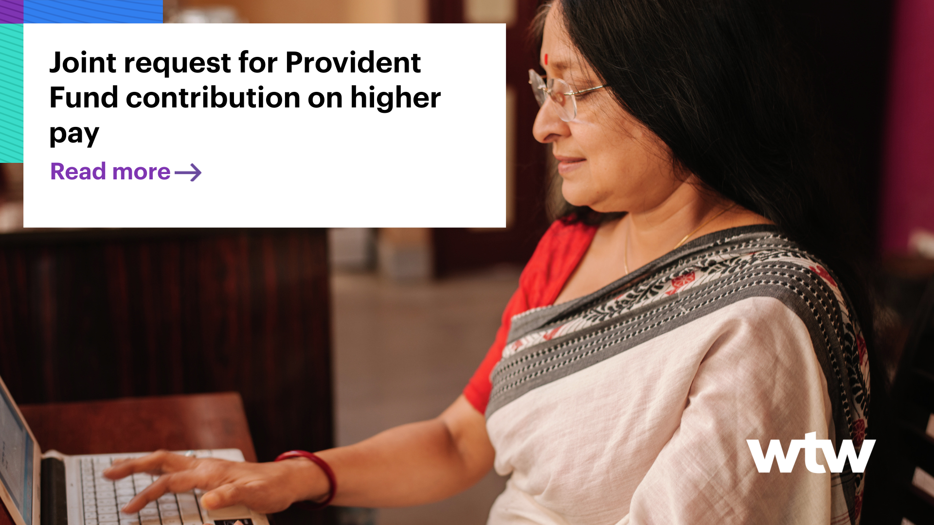 Joint request for Provident Fund contribution on higher pay - WTW