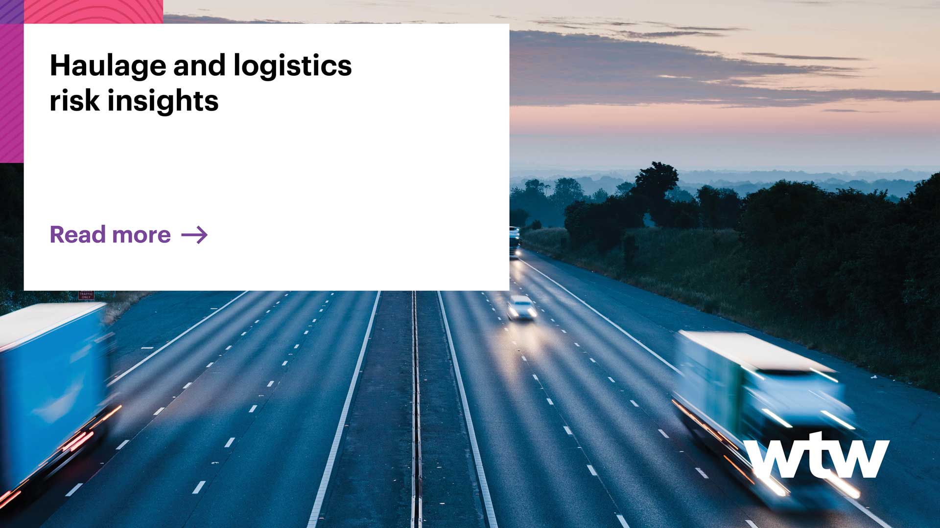 Haulage, logistics and commercial fleet insights - WTW