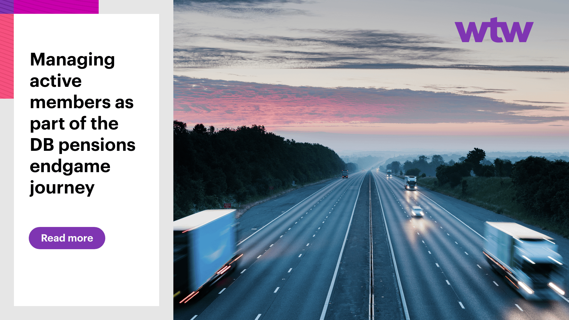 Managing active members as part of the DB pensions endgame journey - WTW