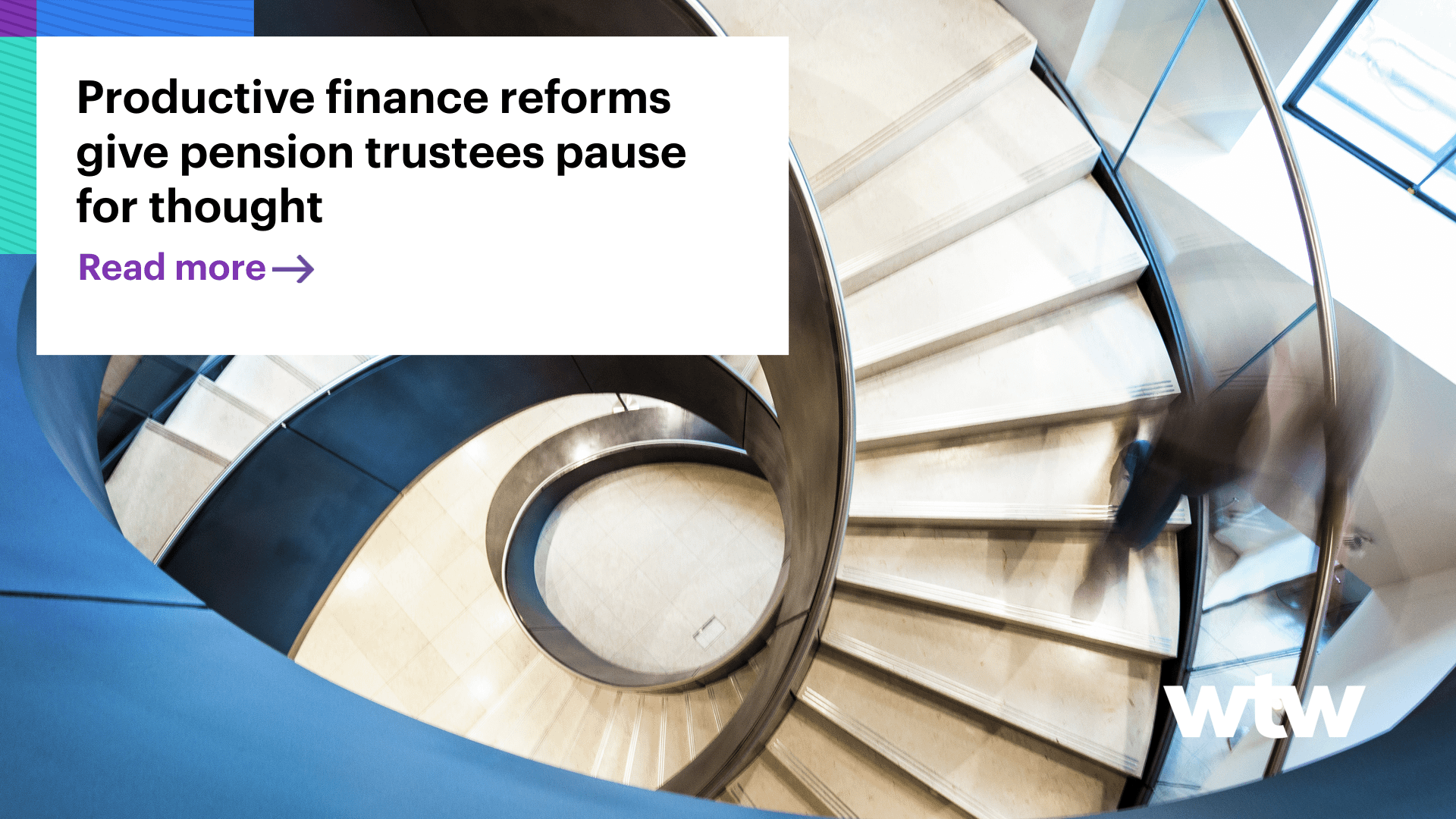 Productive finance reforms give pension trustees pause for thought - WTW