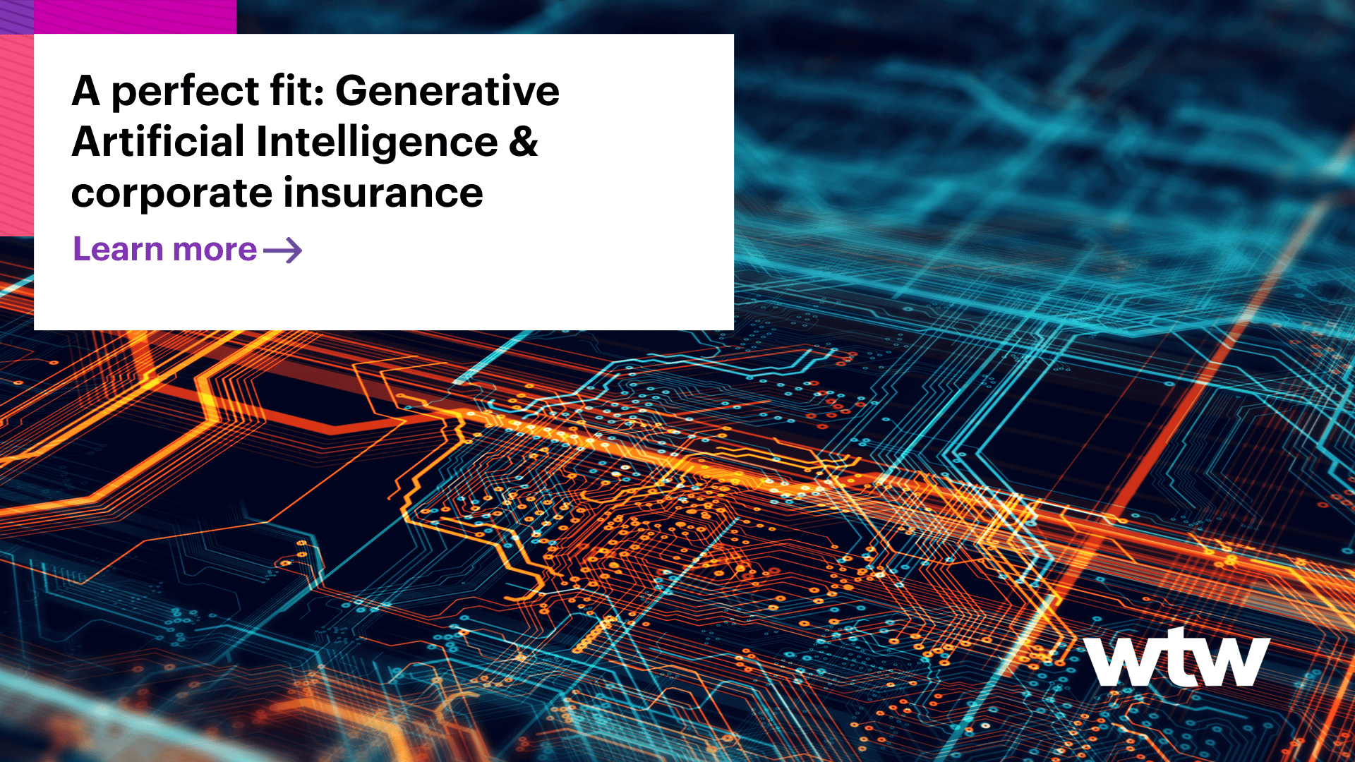 A perfect fit: Generative ai corporate insurance - WTW