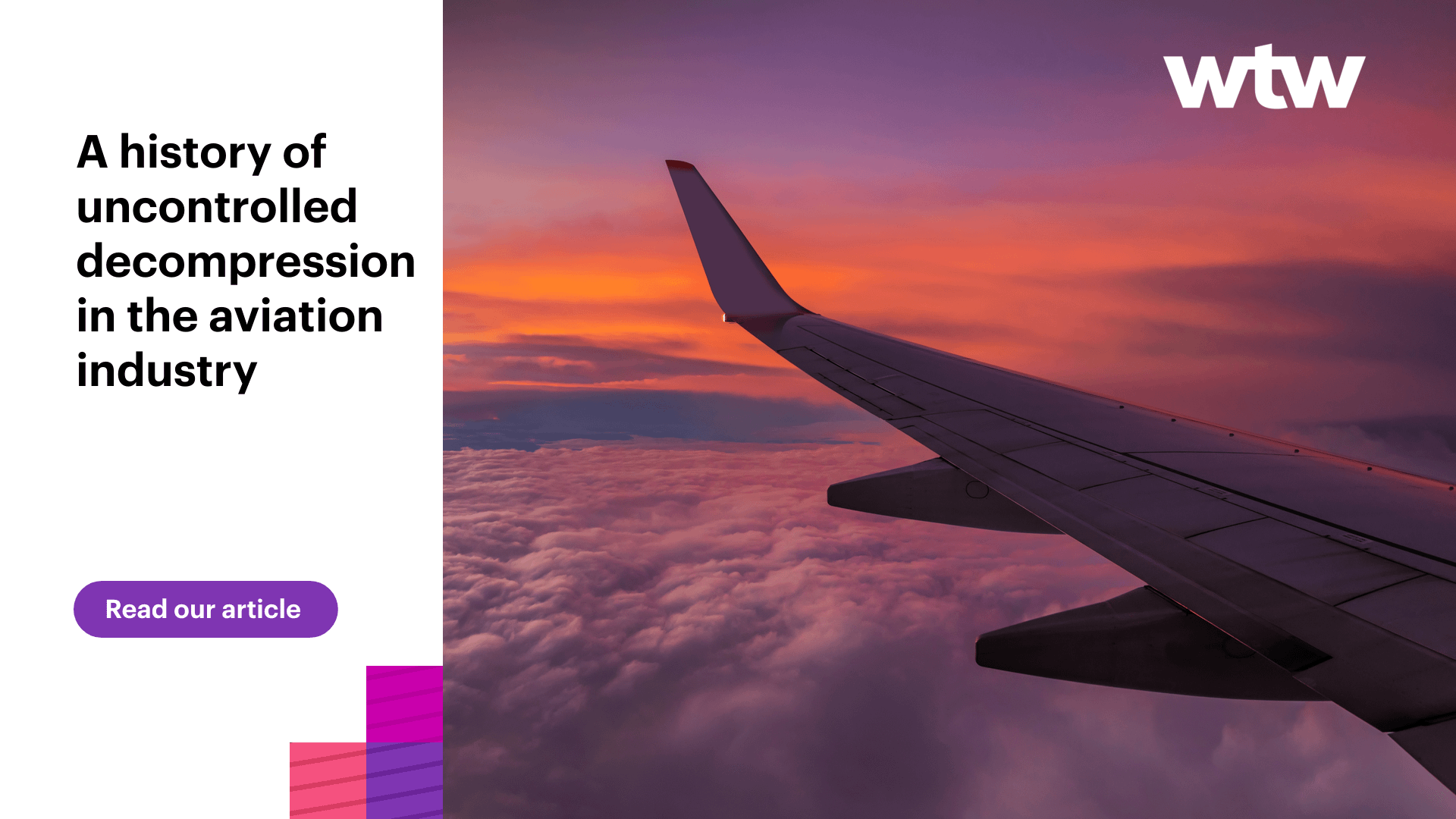 A history of uncontrolled decompression in the aviation industry - WTW