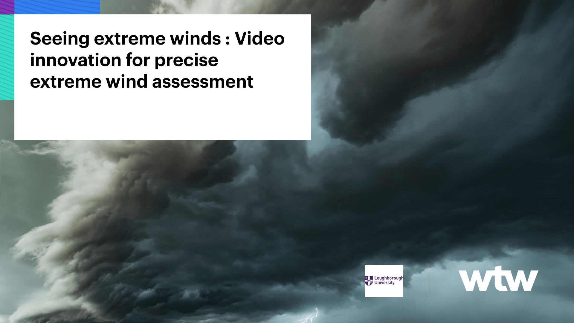 Video innovation for precise extreme wind assessment - WTW