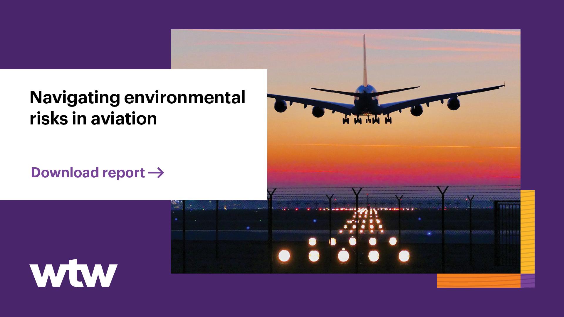 Navigating environmental risks in aviation - WTW
