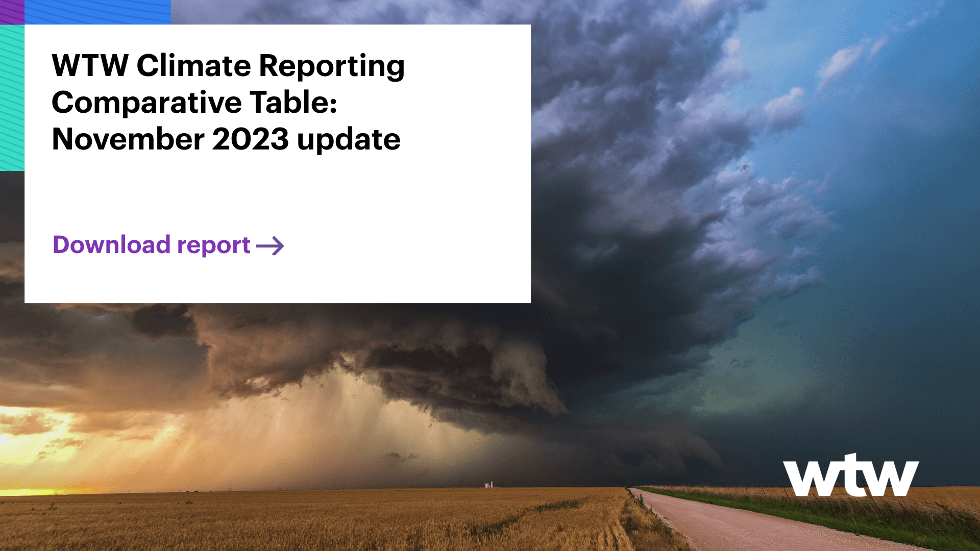 Climate Reporting Comparative Table - WTW