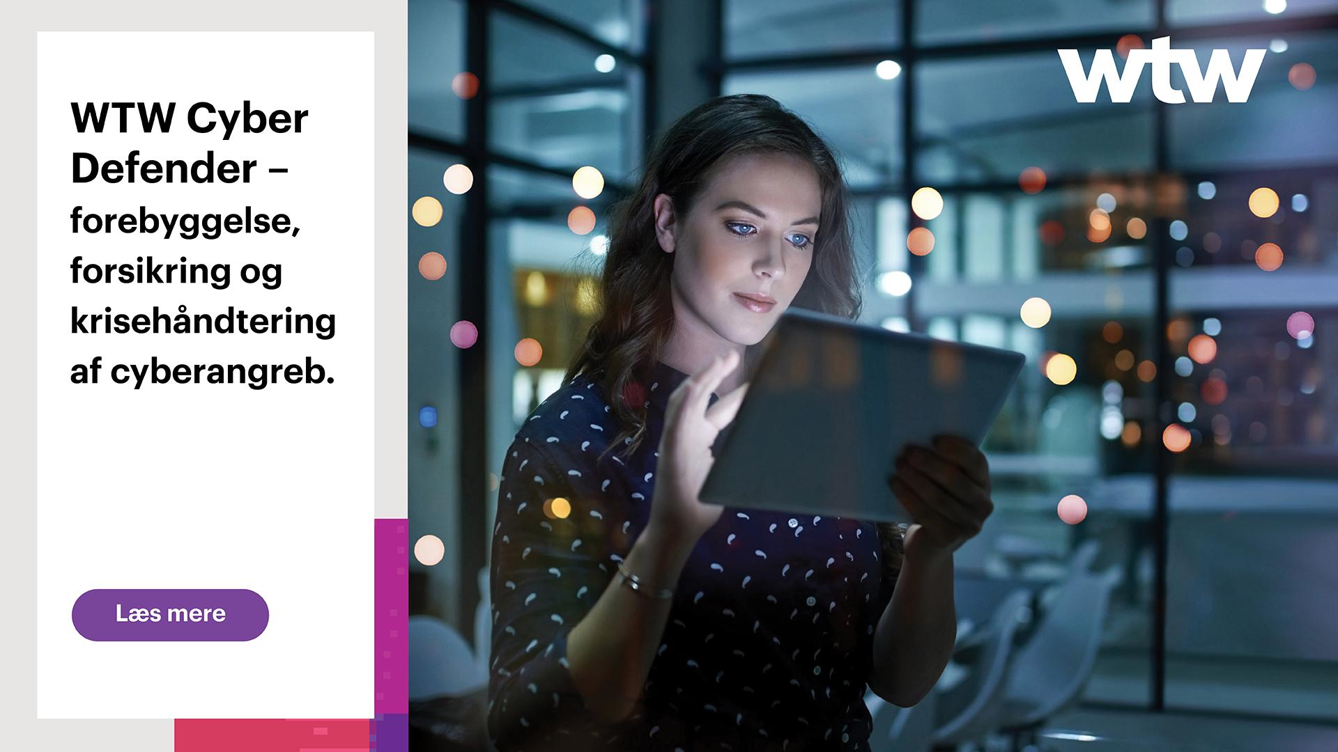 WTW Cyber Defender giver øget modstandskraft over for cyberangreb - WTW