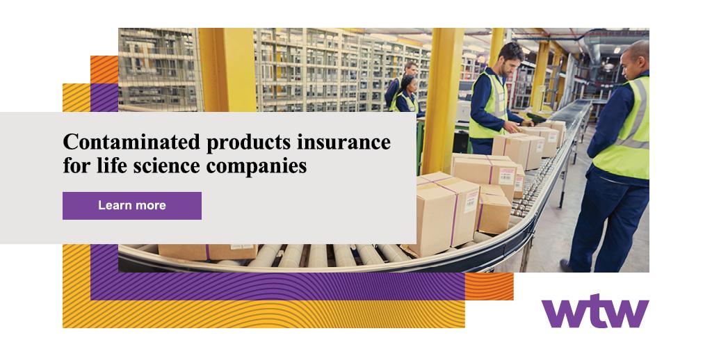 Contaminated products insurance for life science companies - WTW