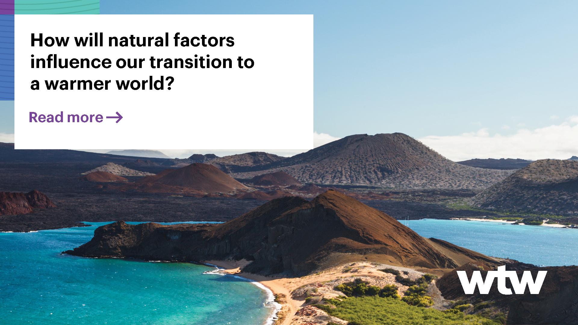 Natural climate variability, an uneven transition to a warmer world - WTW